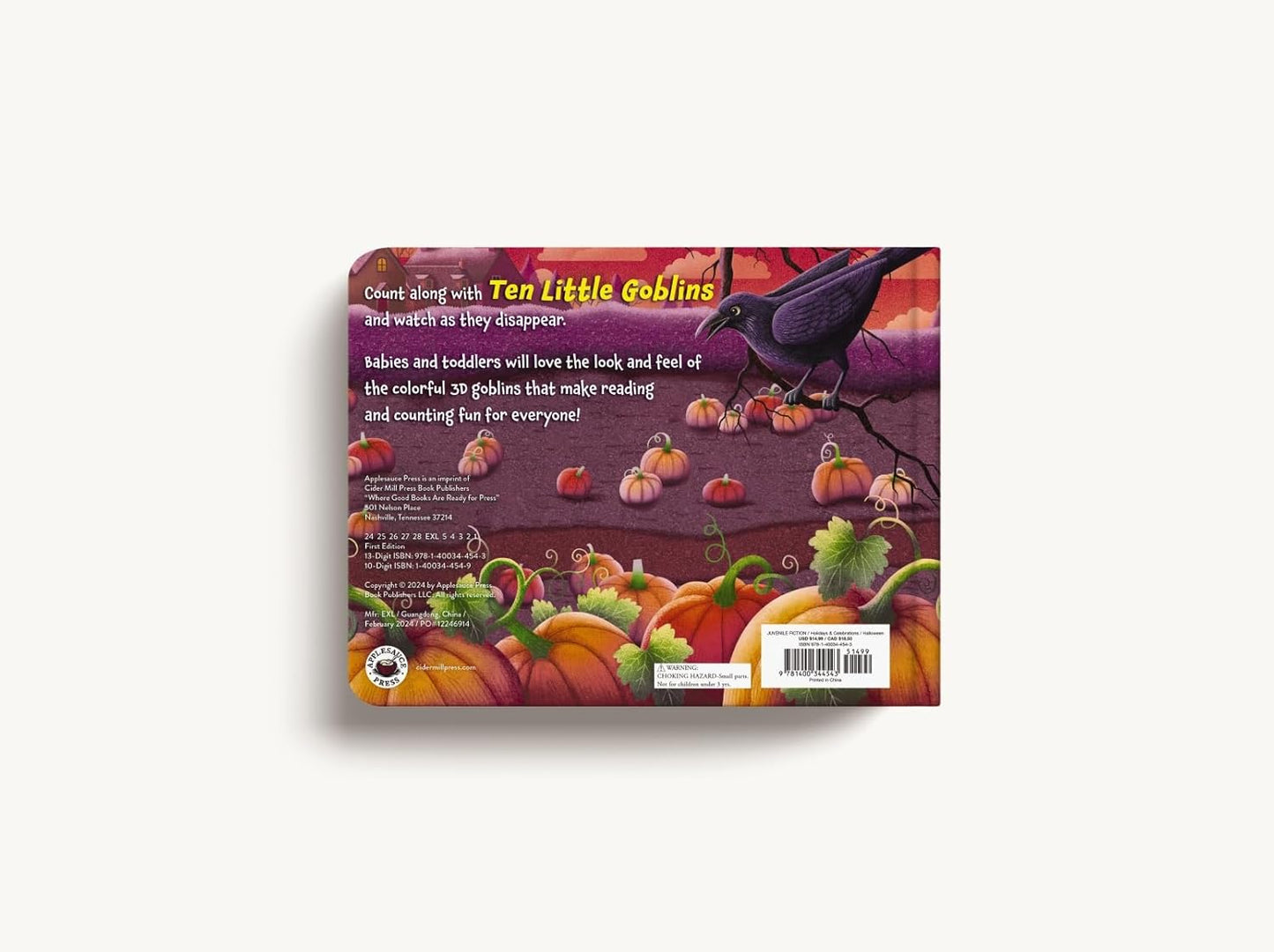 Ten Little Goblins: A Counting Storybook – Cider Mill Press