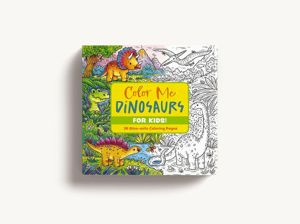 Color Me Dinosaurs (Kids' Edition): 30 Dino-mite Coloring Pages – Cider ...