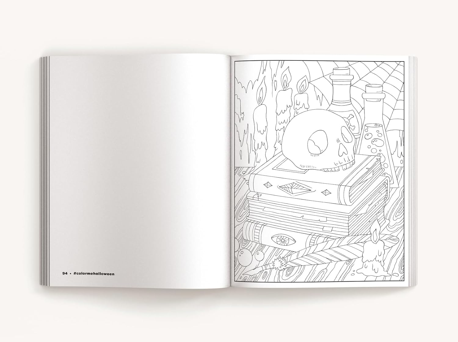 Color Me Halloween: A Spooky Coloring Book – Cider Mill Press
