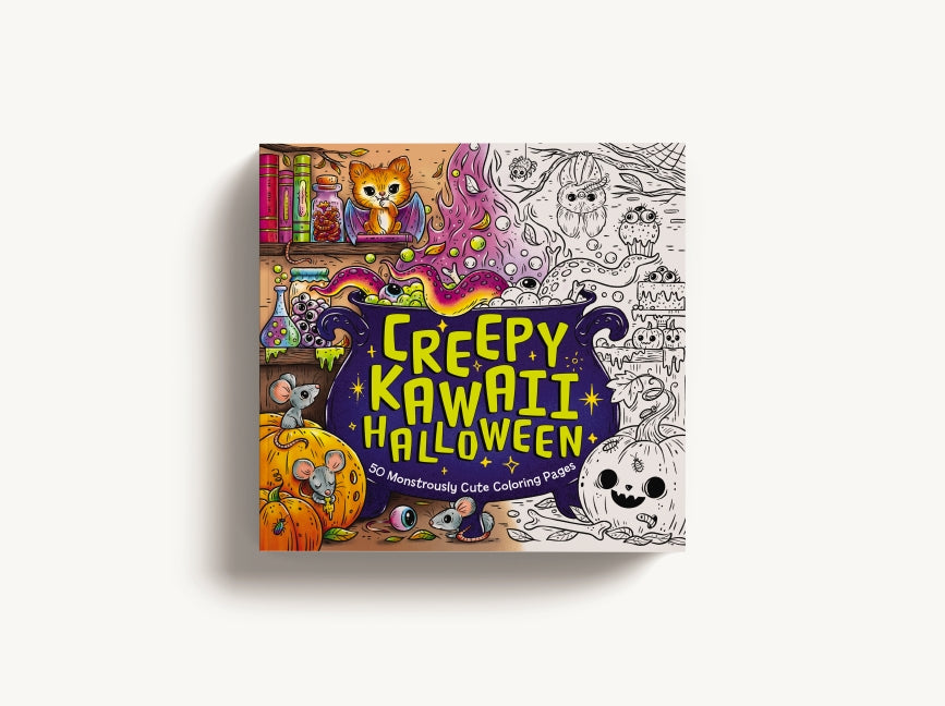 Creepy Kawaii Halloween: 50 Monstrously Cute Coloring Pages – Cider ...