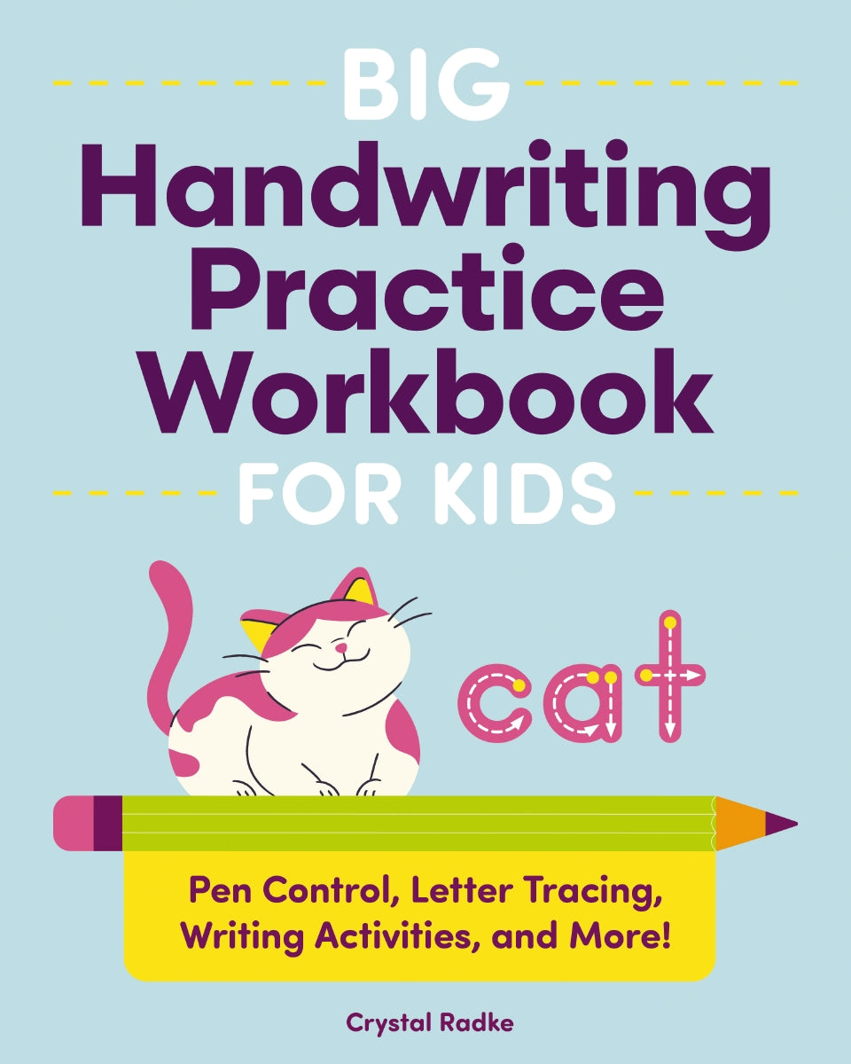 Big Handwriting Practice Workbook for Kids: Pen Control, Letter Tracin ...